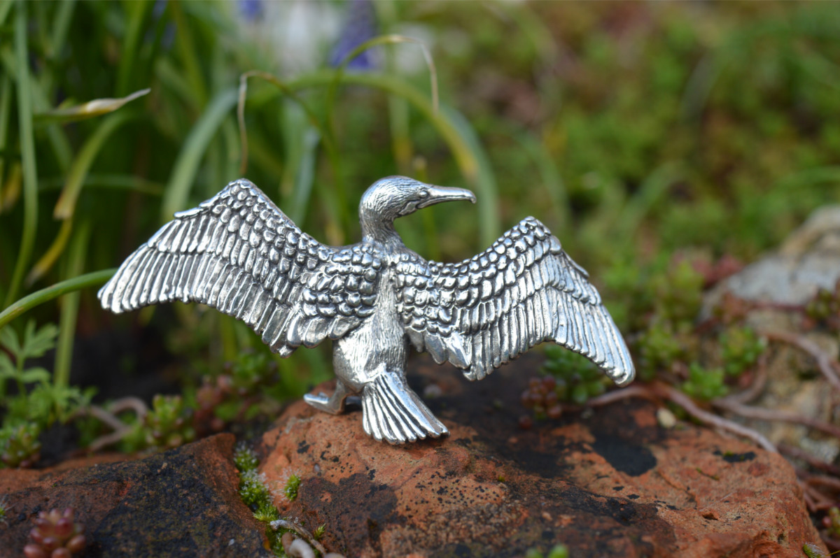 Cormorant Ornament - Emma Keating Jewellery